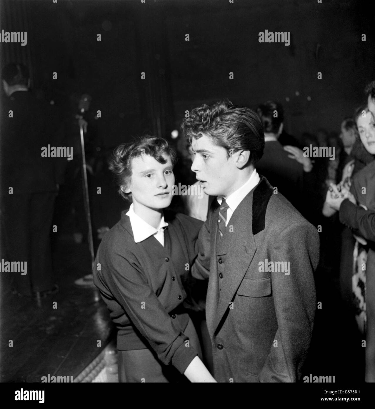 Young couples perform the new dance craze "The Creep" at the Royal ...