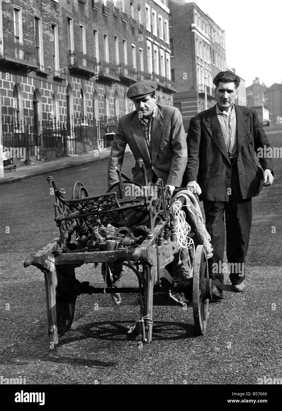 The rag merchant in picture is Mr. Harry Ingram. October 1959 P004950 ...