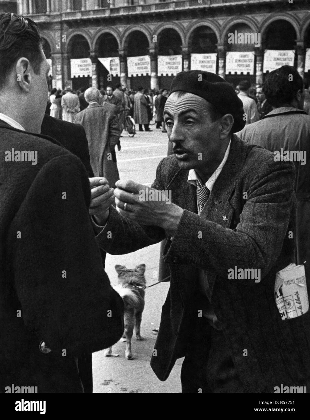 Italians pursue political debates with all their resources and with ...