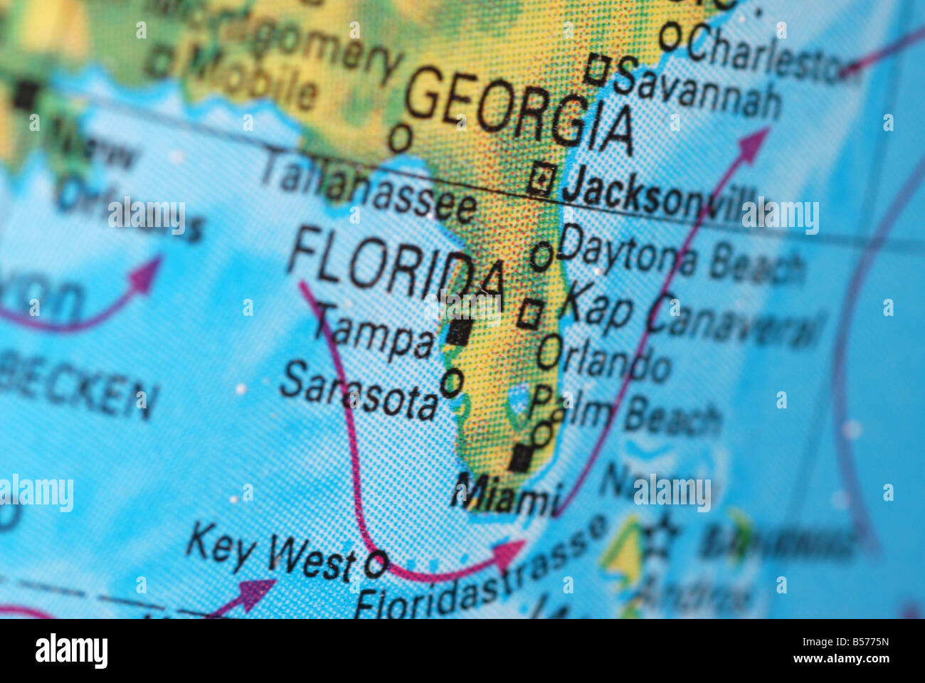Florida Map Usa High Resolution Stock Photography and Images - Alamy