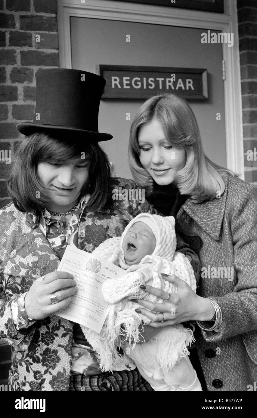 Screaming lord sutch son thann Black and White Stock Photos & Images ...