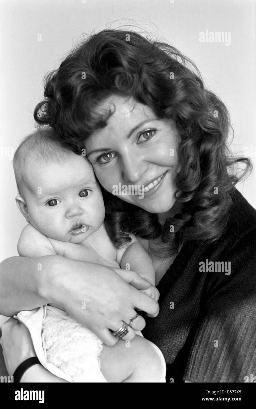 Mother and Child: Miss Brighton 1990. Will little 3-month-old Tanya ...