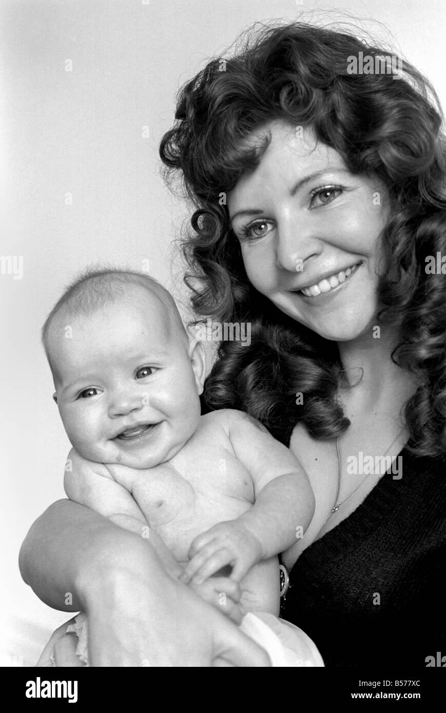 Mother and Child: Miss Brighton 1990. Will little 3-month-old Tanya ...