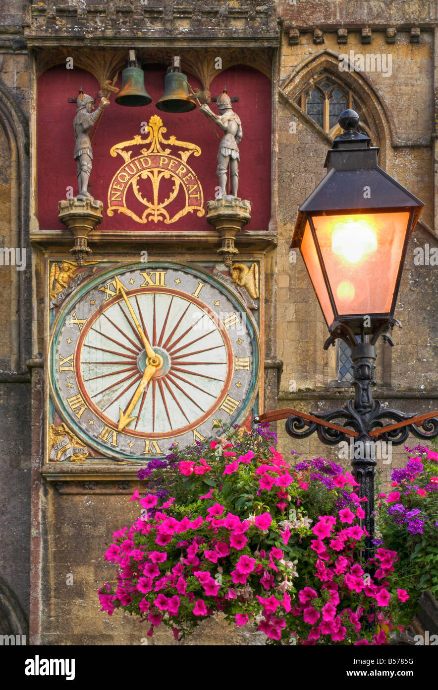 Wells cathedral clock hi-res stock photography and images - Alamy