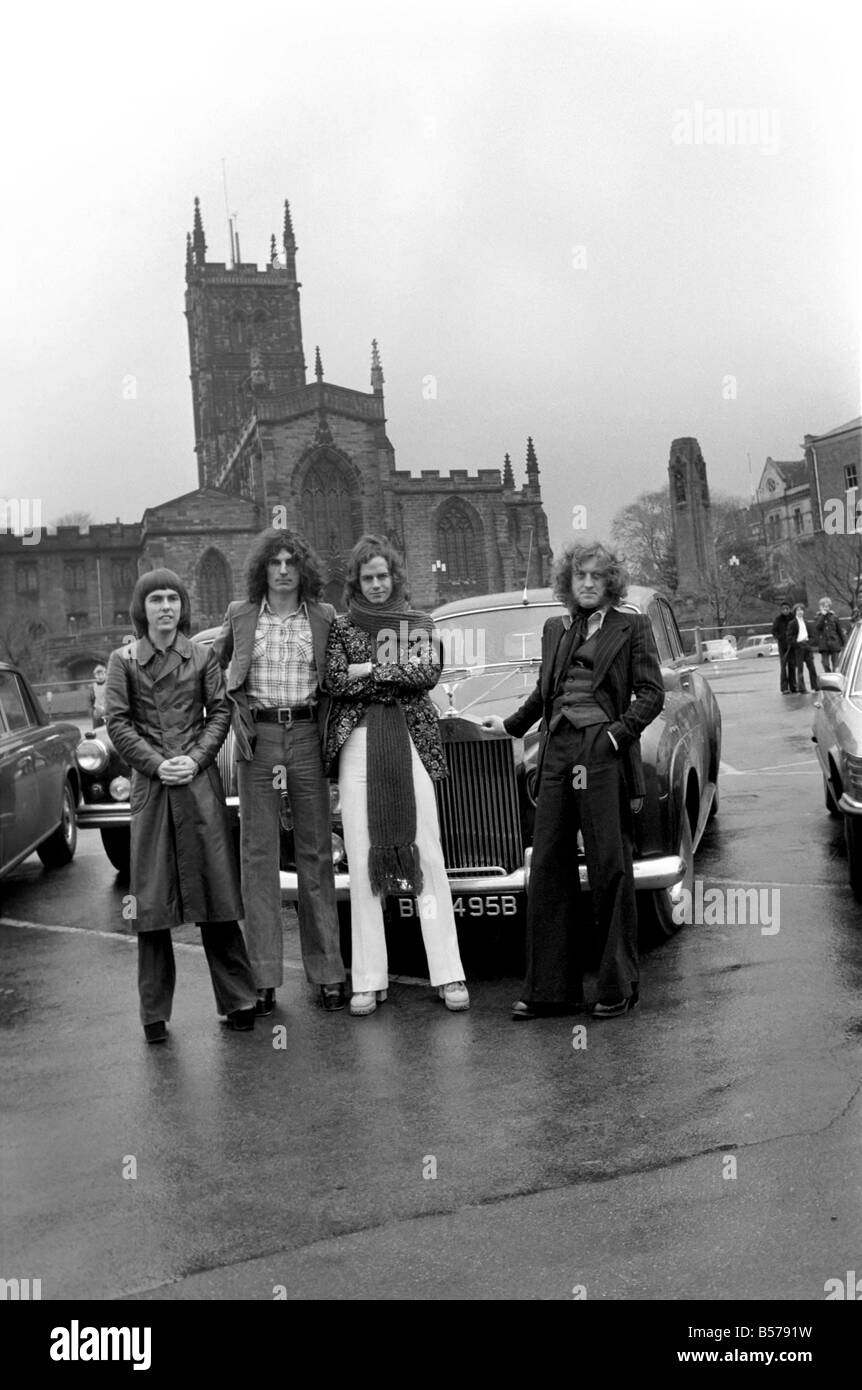 Slade Pop Group. January 1975 75-00228-001 Stock Photo - Alamy
