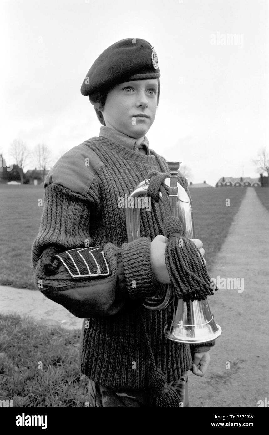 8 year old Jason Lock. January 1975 75-00241 Stock Photo - Alamy