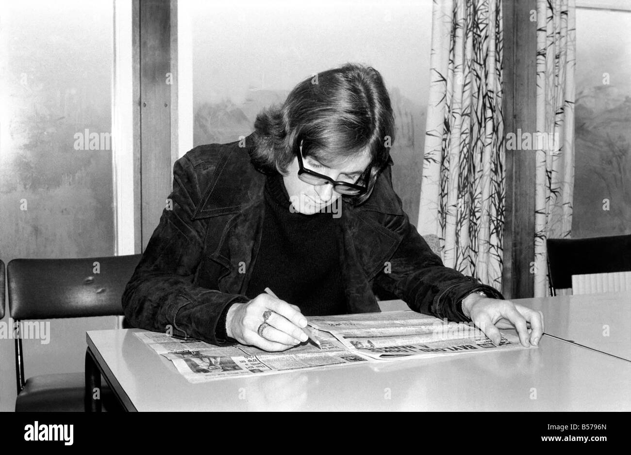 Queens Park Rangers Star Stan Bowles. January 1975 75-00399-004 Stock ...