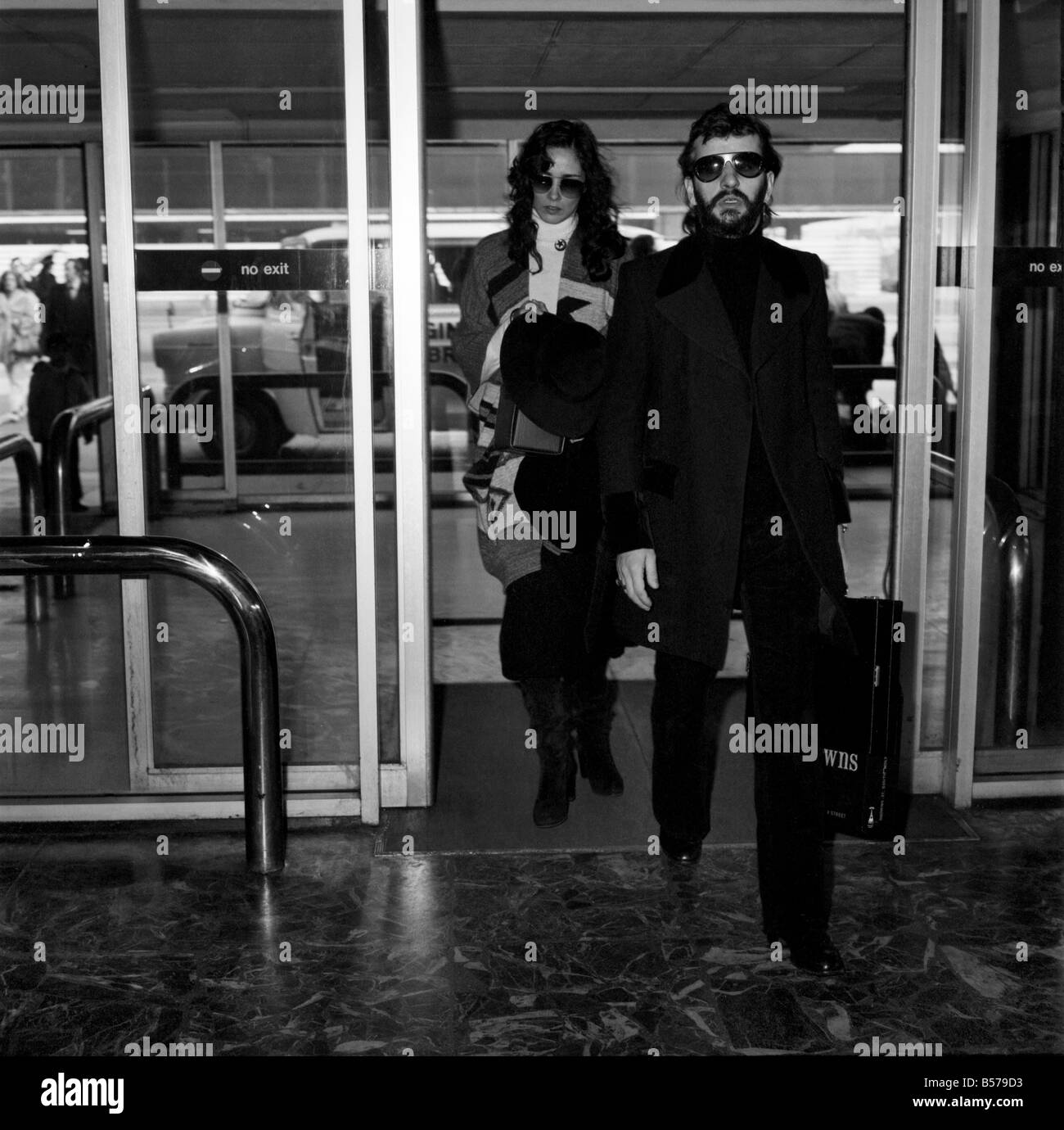 Former Beatle Ringo Starr and girlfriend Nancy Andrews seen here at ...