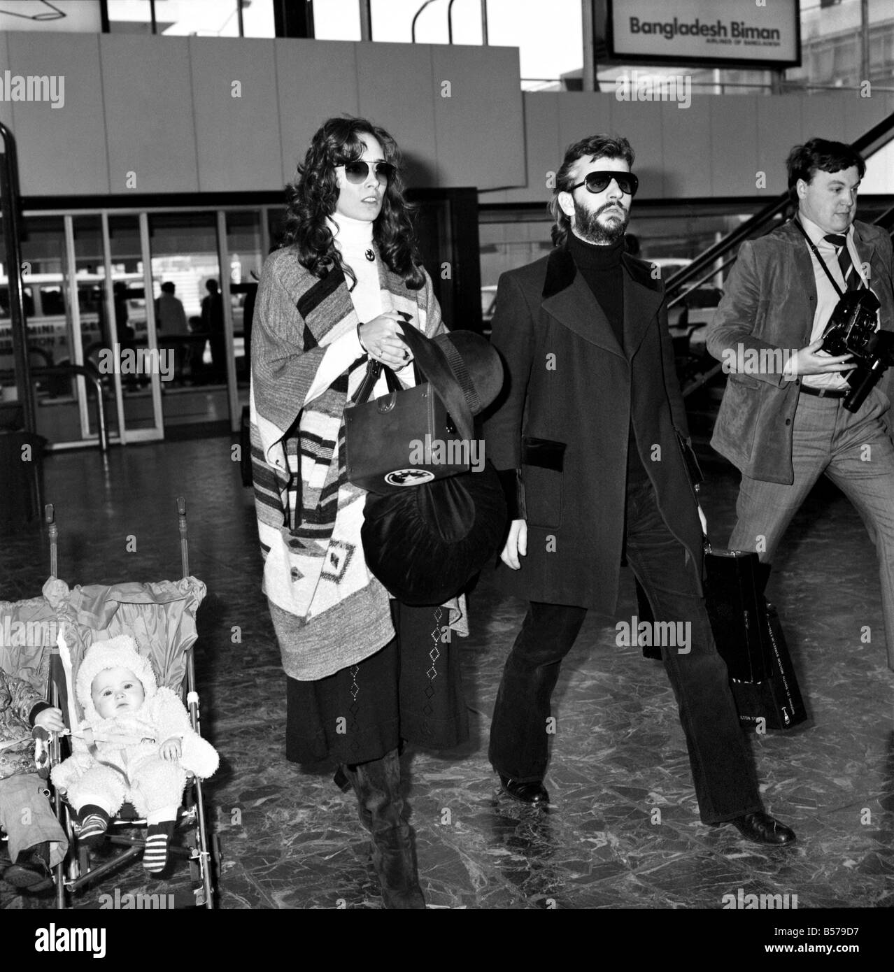 Former Beatle Ringo Starr and girlfriend Nancy Andrews seen here at ...