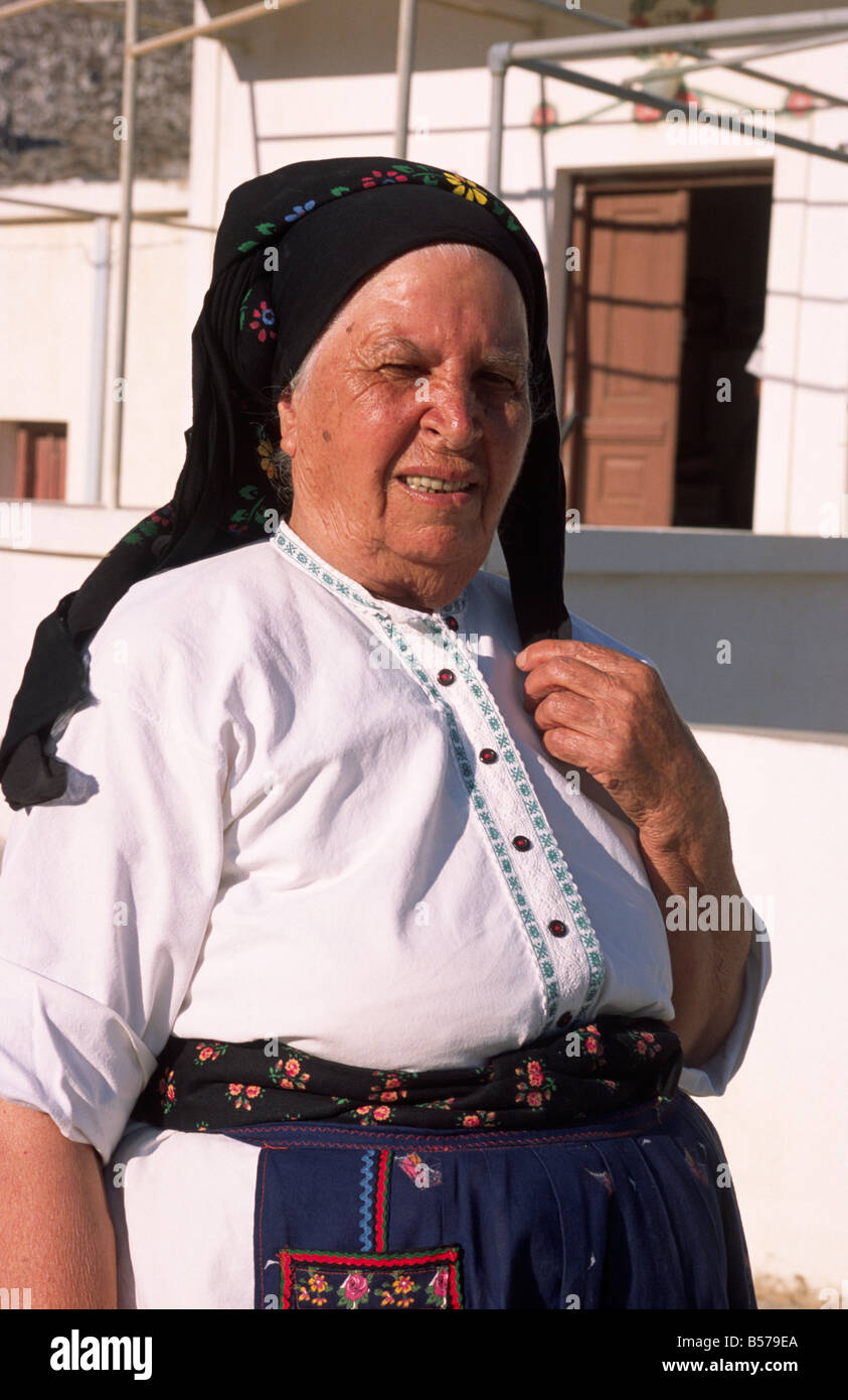 Greek woman wearing traditional costume hi-res stock photography and ...