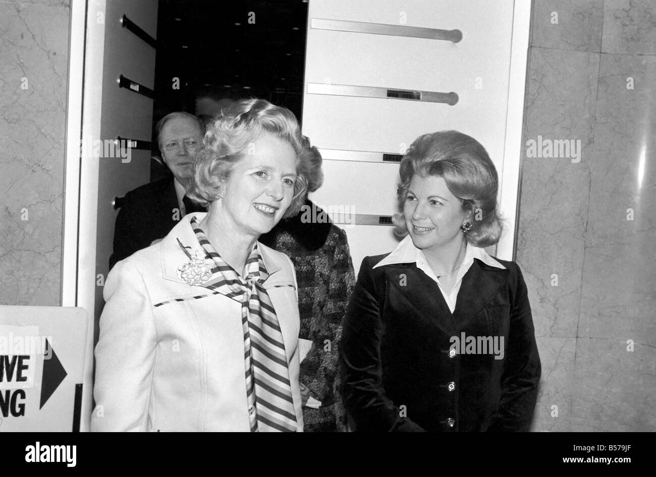 Tory Peers and M.Ps. at Europa Hotel to acclaim Mrs. Margaret Thatcher ...