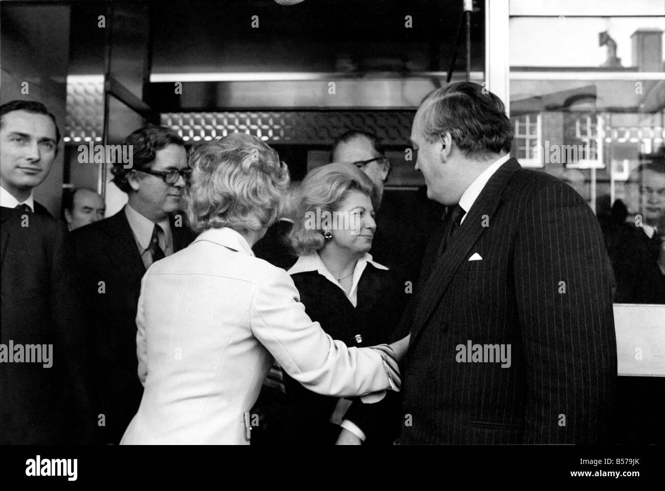 Tory Peers and M.Ps. at Europa Hotel to acclaim Mrs. Margaret Thatcher ...