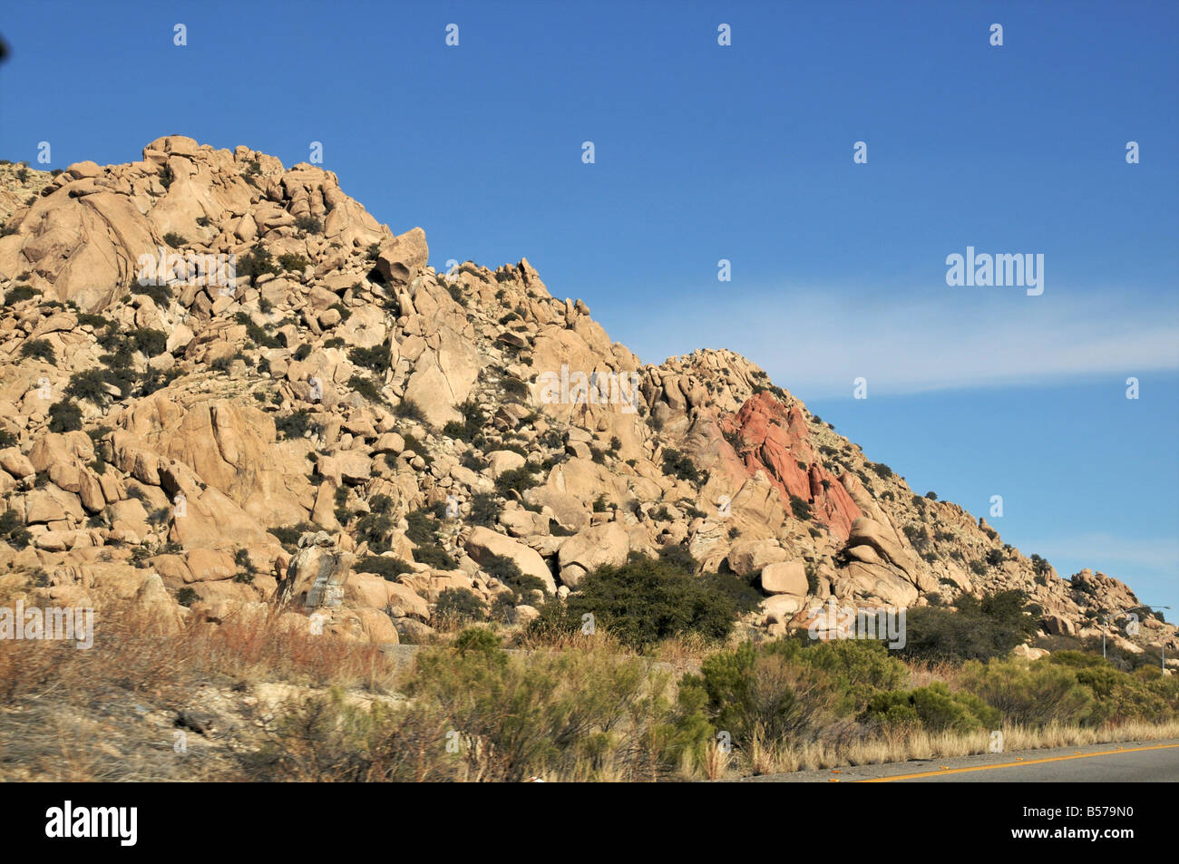 Rocks at Texas Canyon, Arizona Stock Photo - Alamy