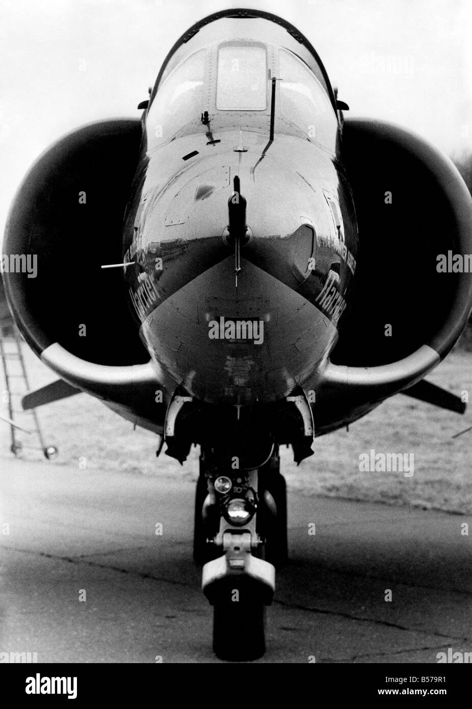 The Harrier, the world's first operational vertical take-off close ...