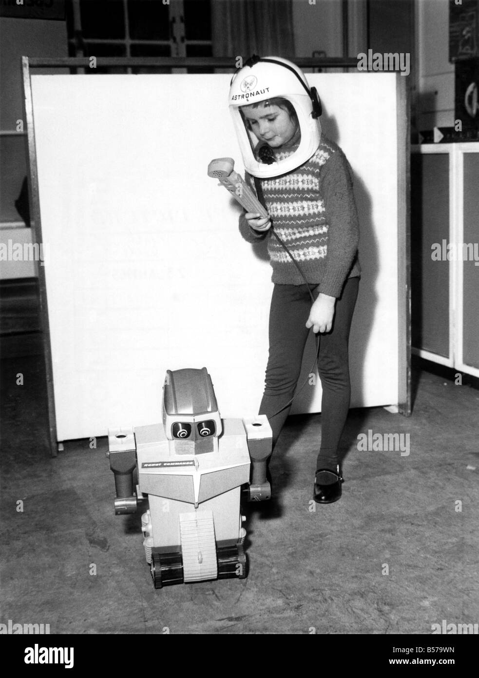 Toys Space Rockets and Robots. January 1963 P004888 Stock Photo - Alamy