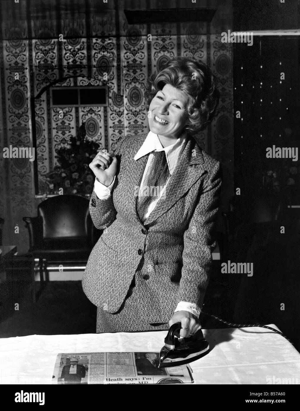 Singer: Faith Brown. February 1975 75-00738-006 Stock Photo - Alamy