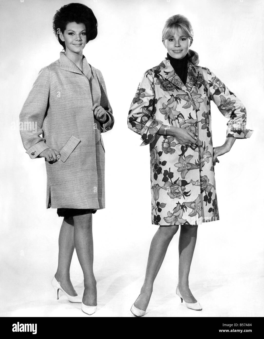 Reveille Fashions 1965: Jo Ann Asher and Barbara Ray modelling autumn ...