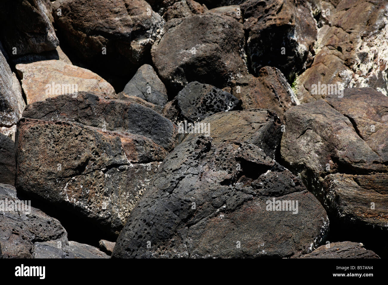 Rocks at kovalam beach,kerala india Stock Photo - Alamy