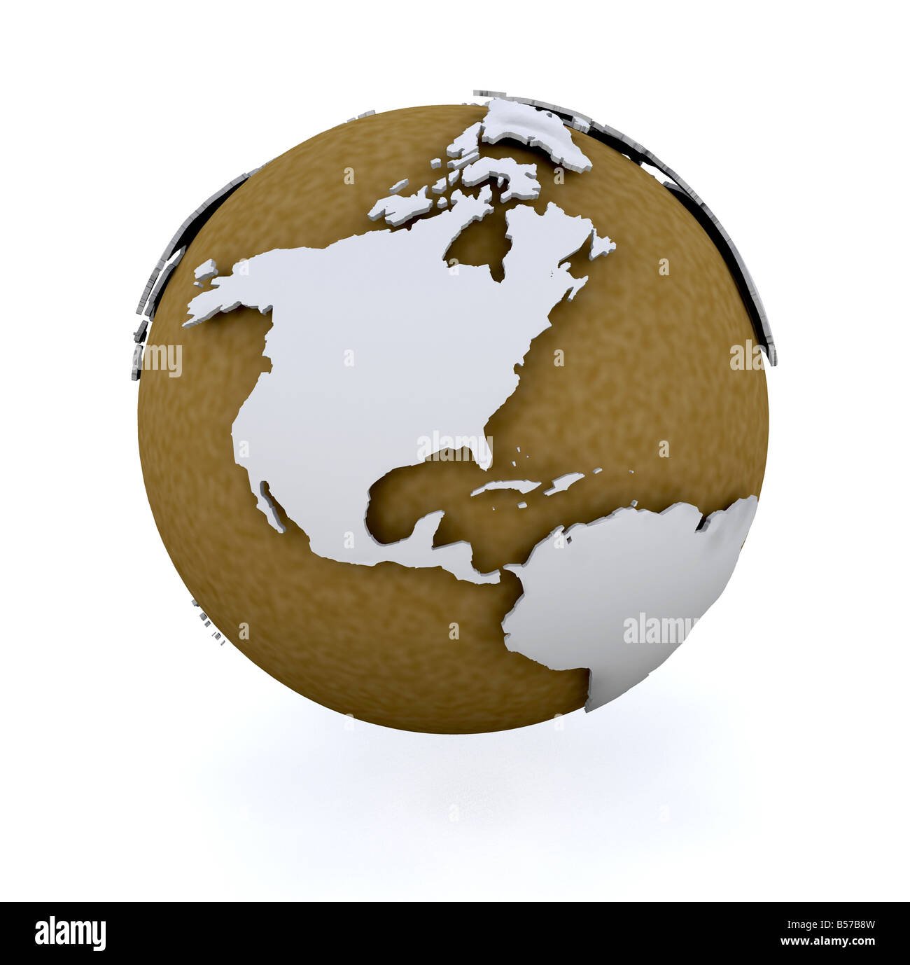 Globe map 3d Cut Out Stock Images & Pictures - Alamy