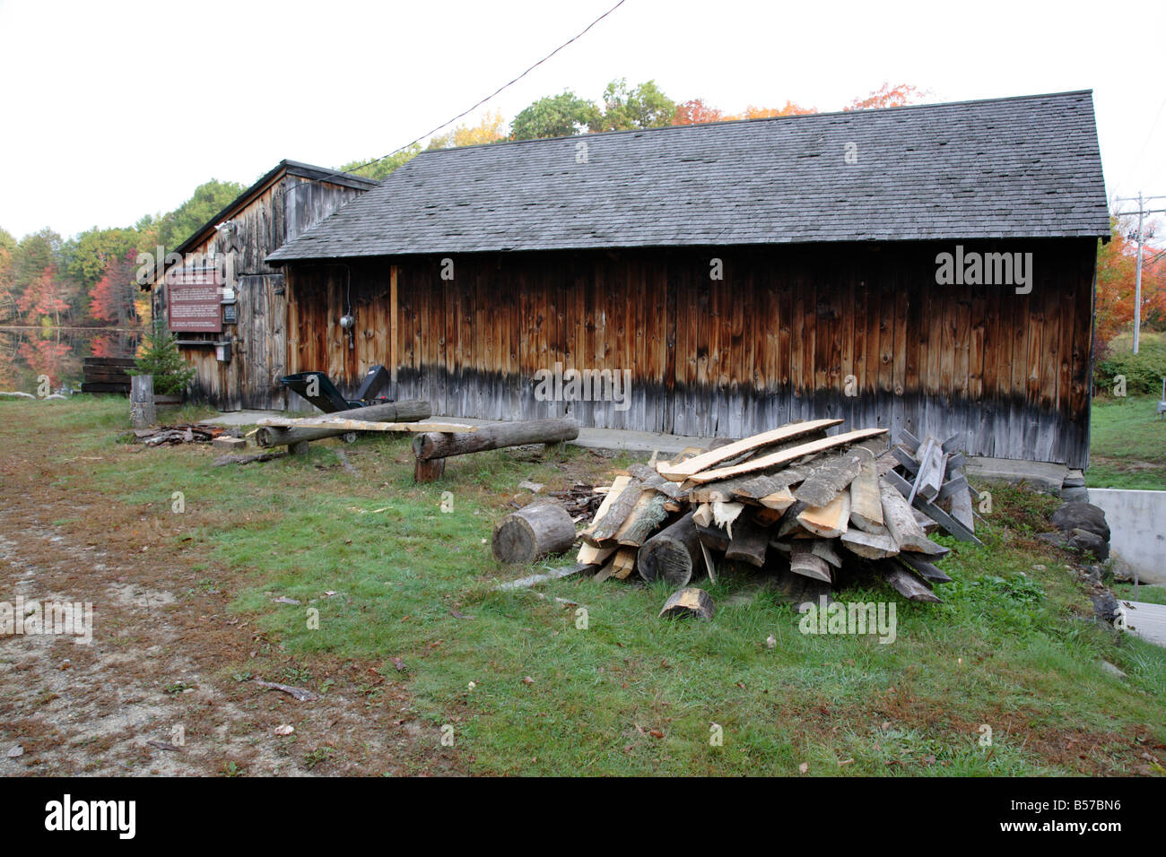 Taylor Sawmill State Historic Site in Derry New Hampshire USA Stock ...