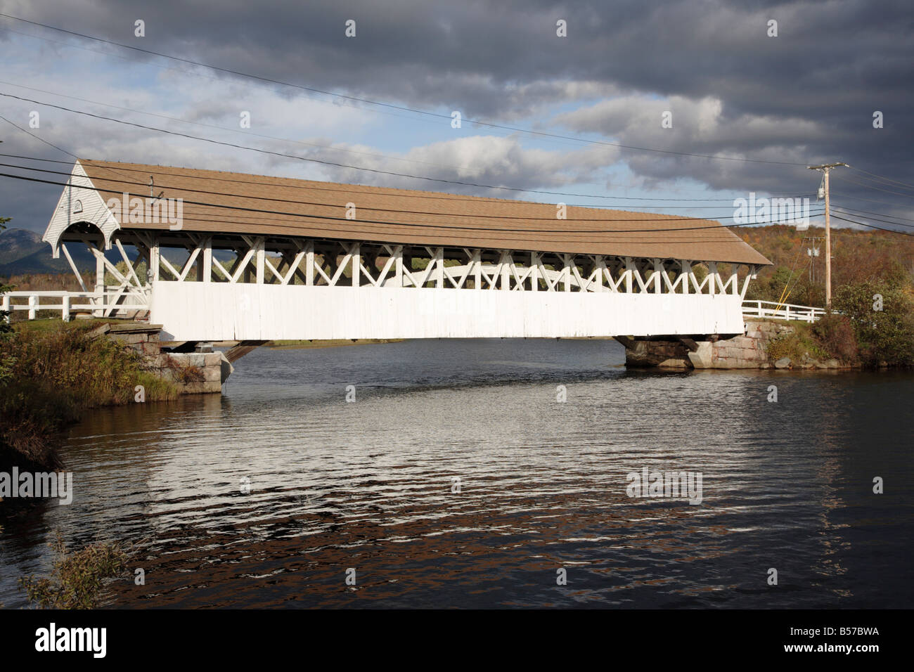 Groveton Covered Bridge during the autumn months Located in Groveton ...