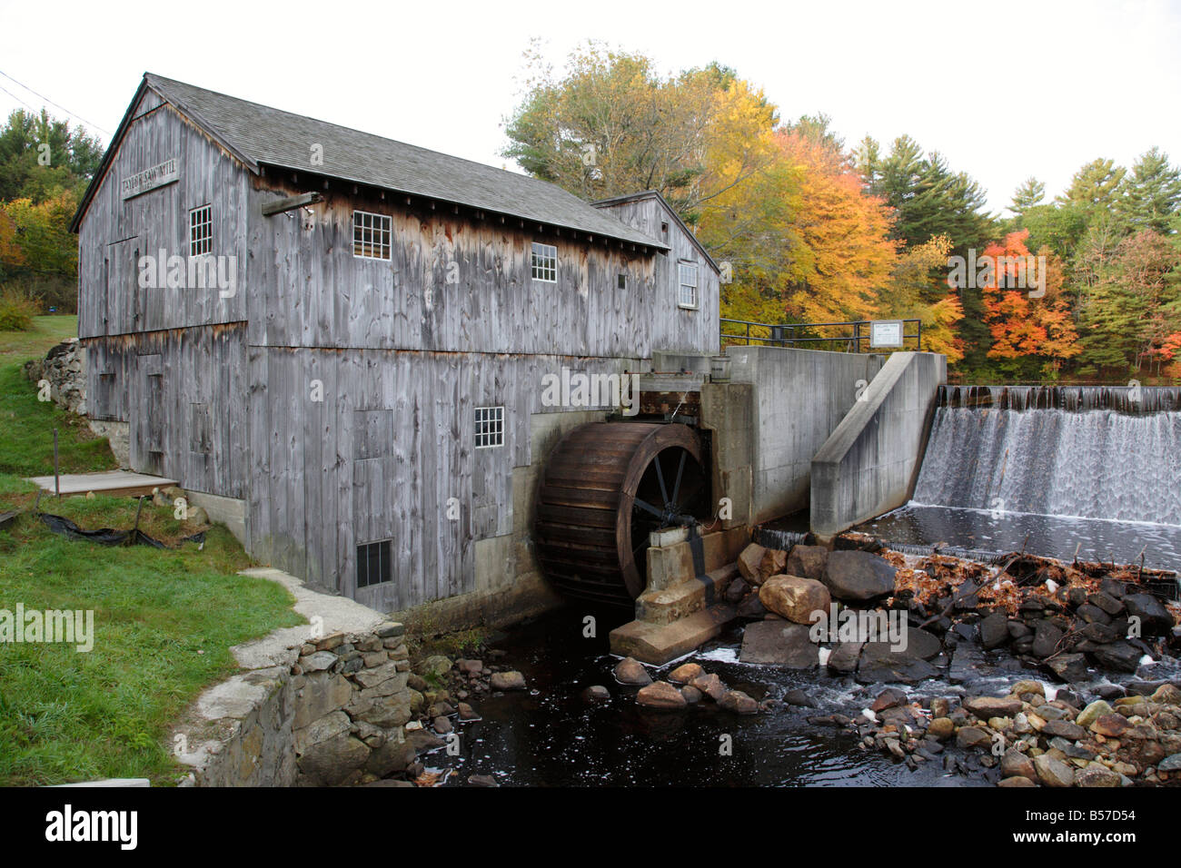 Taylor Sawmill State Historic Site in Derry New Hampshire USA Stock ...