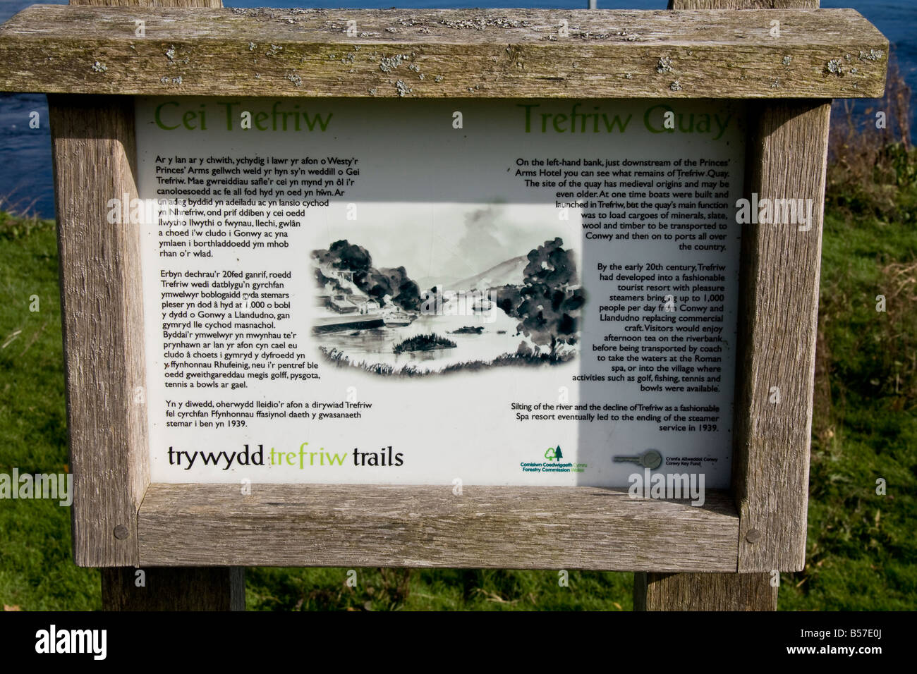 Panel with historic information hi-res stock photography and images - Alamy