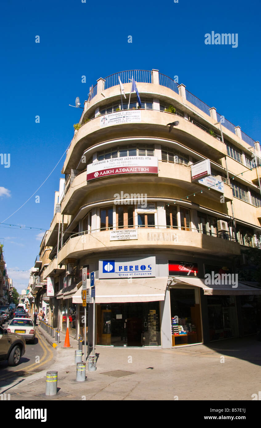 Office block in the city of Southern Nicosia Cyprus EU Stock Photo - Alamy