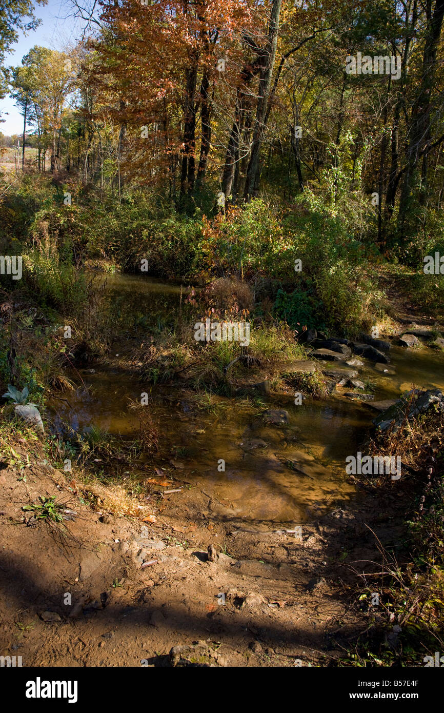 Plum Run is a small stream running through the Gettysburg Battlefield ...