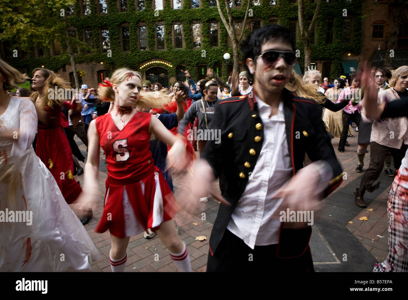 On 25th anniversary of Jackson's Thriller video, Seattle Zombies gather ...