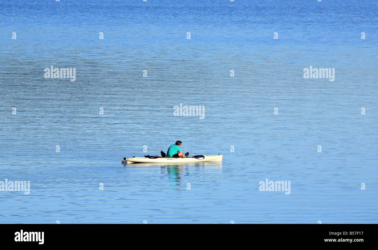 A foot powered pedal kayak Stock Photo - Alamy