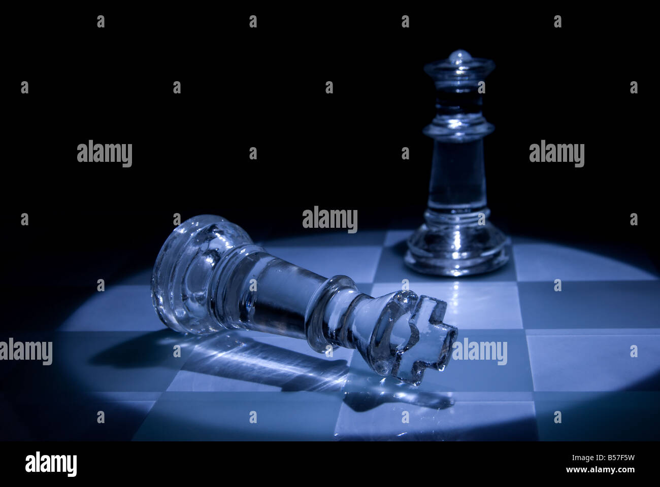 The end of a chess game Stock Photo - Alamy