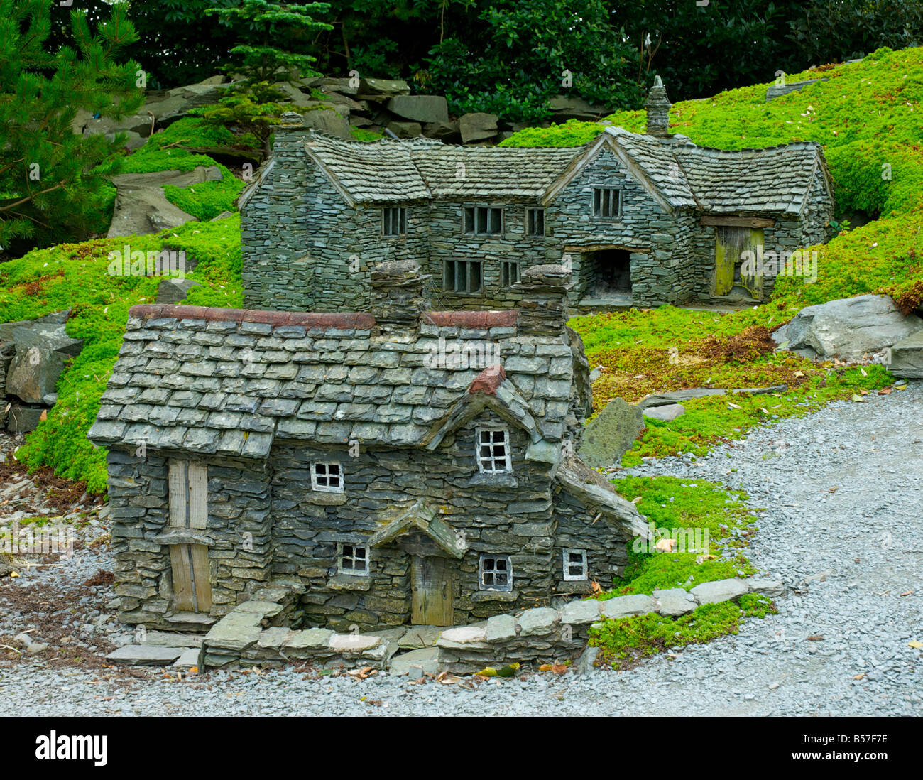 Lakeland Miniature Village, Flookburgh, Cumbria, England UK Stock Photo ...