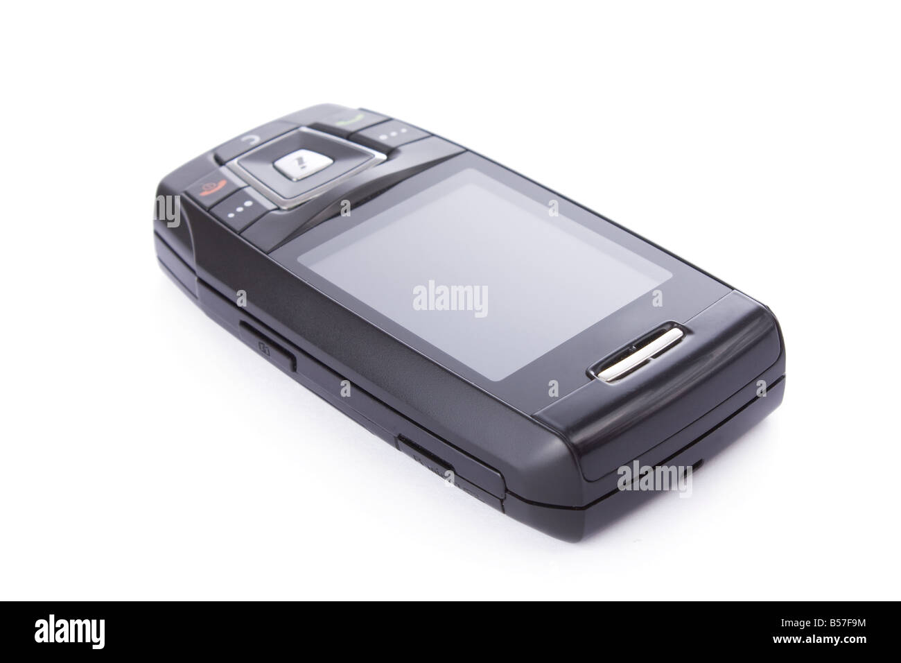 Closed modern multimedia phone isolated on white background Stock Photo ...