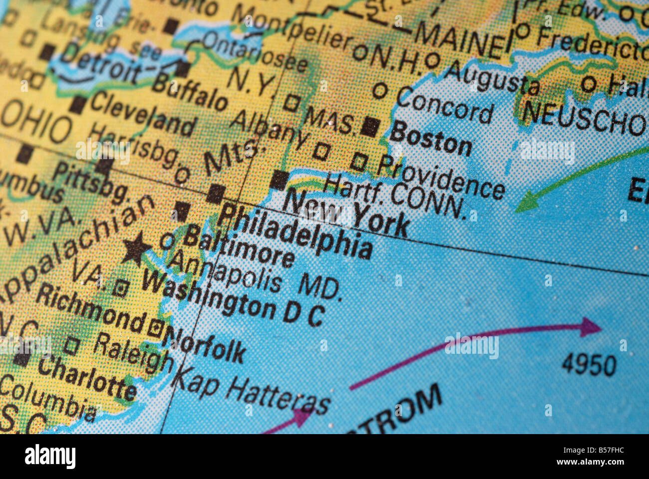 Boston map hi-res stock photography and images - Alamy