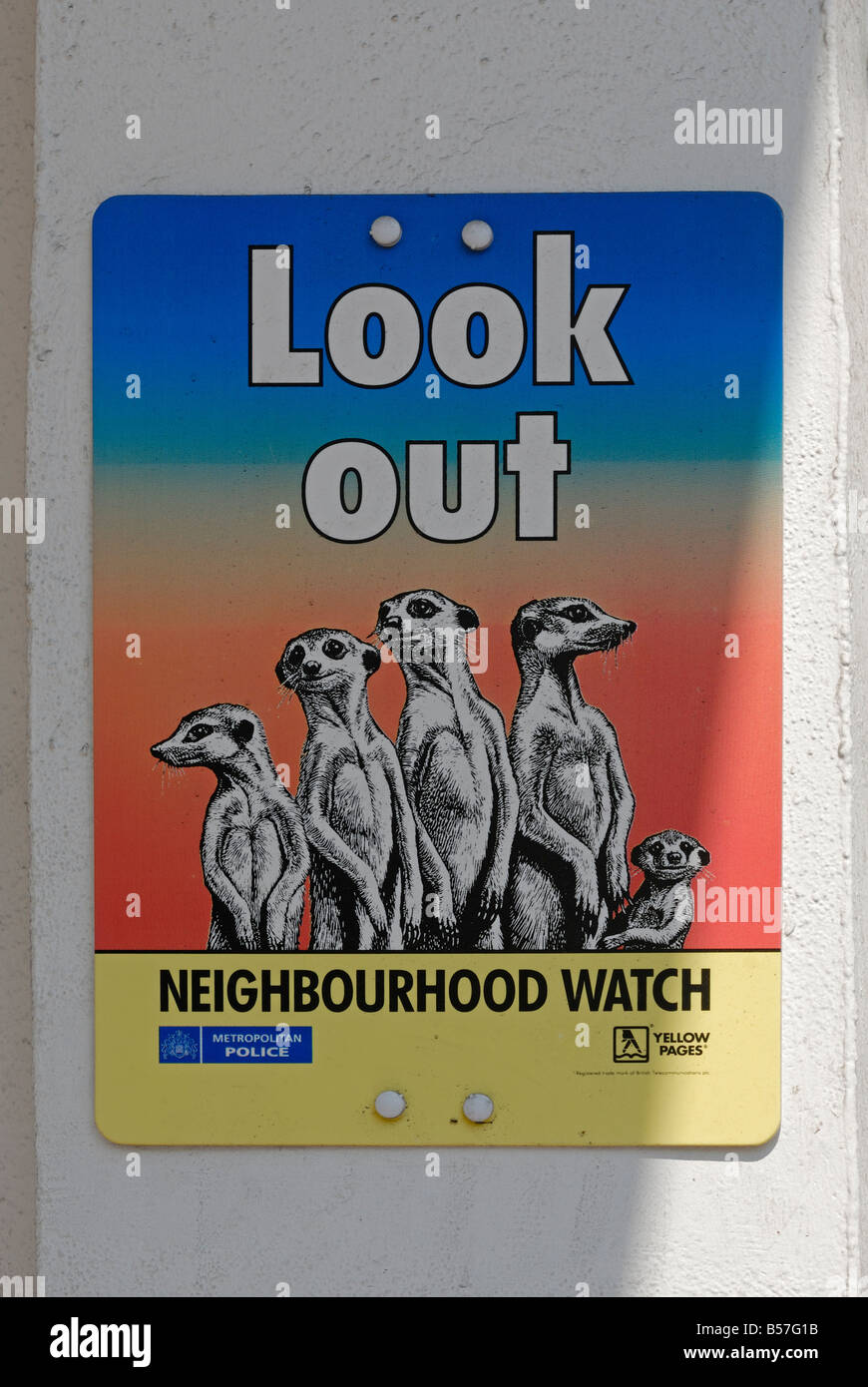 Neighbourhood watch sign Stock Photo - Alamy