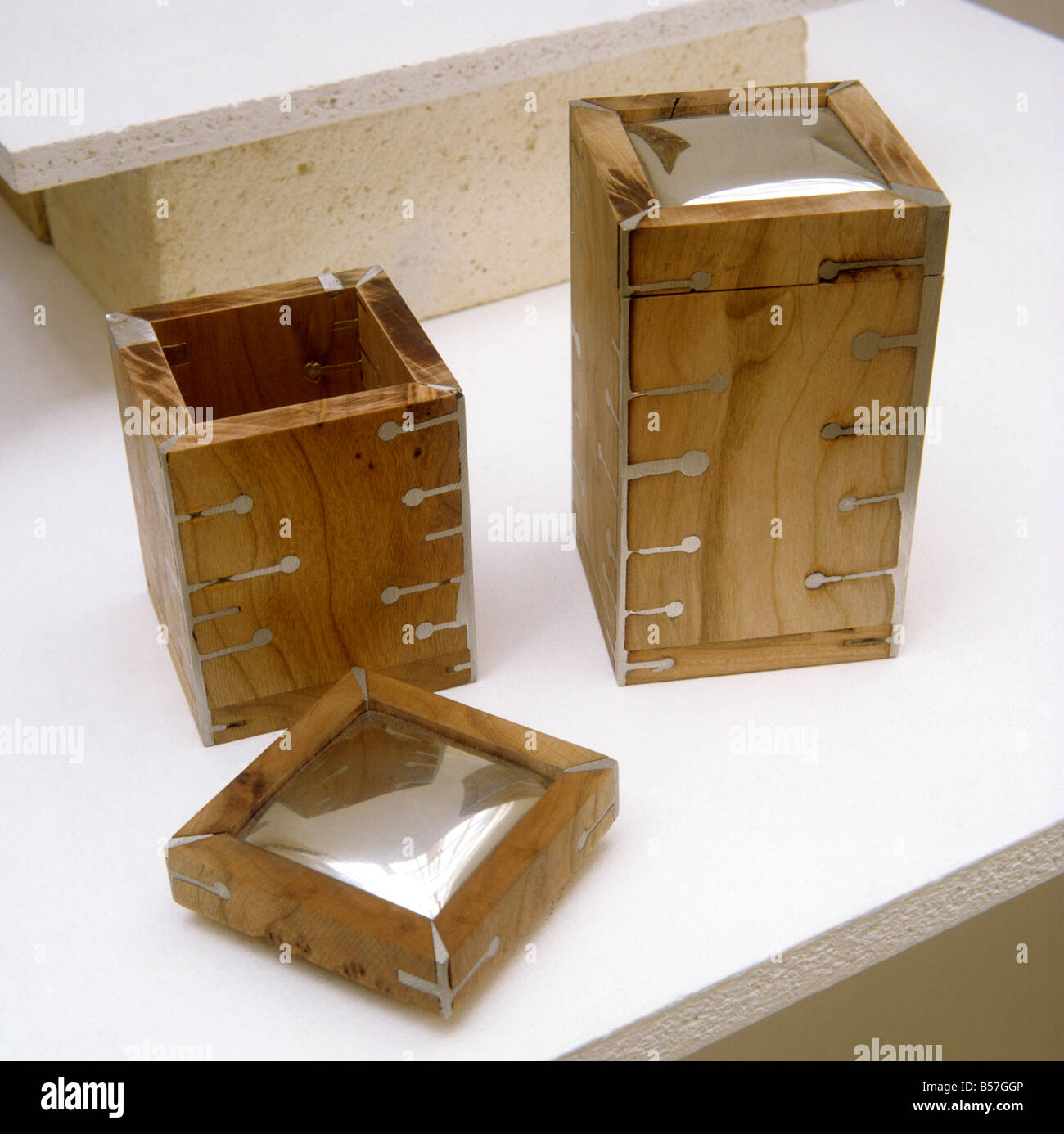 innovative design boxes in Ash Cherry and Pewter by Hannah Curtis Stock ...