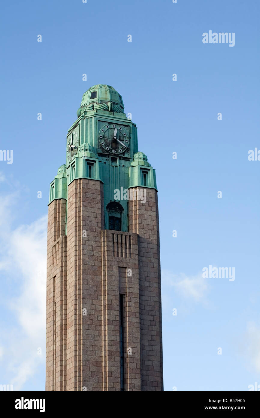 Station tower helsinki clock clock hi-res stock photography and images ...
