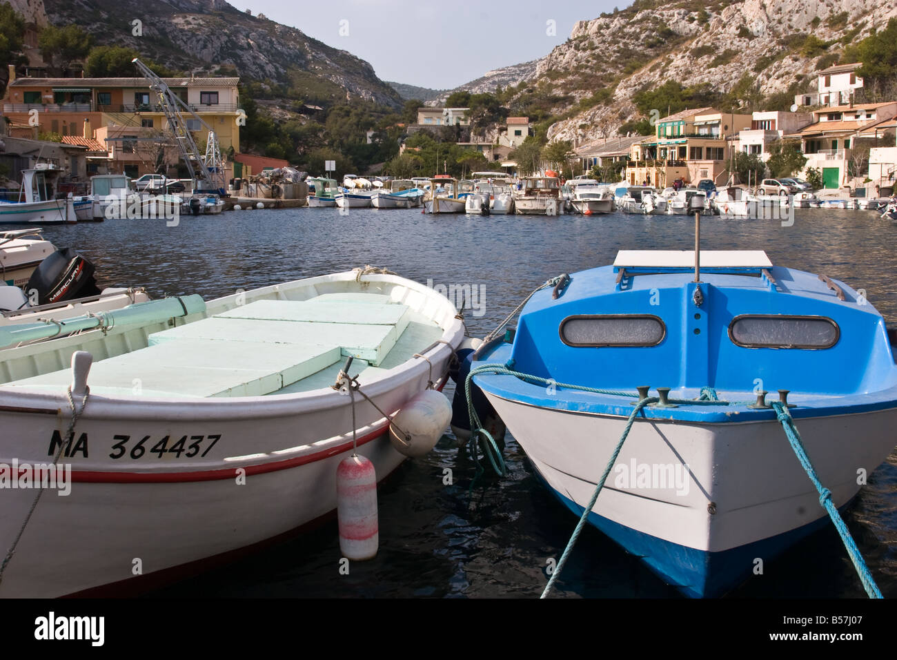 Harbour of Morgiou near Marseille Provence France Stock Photo - Alamy