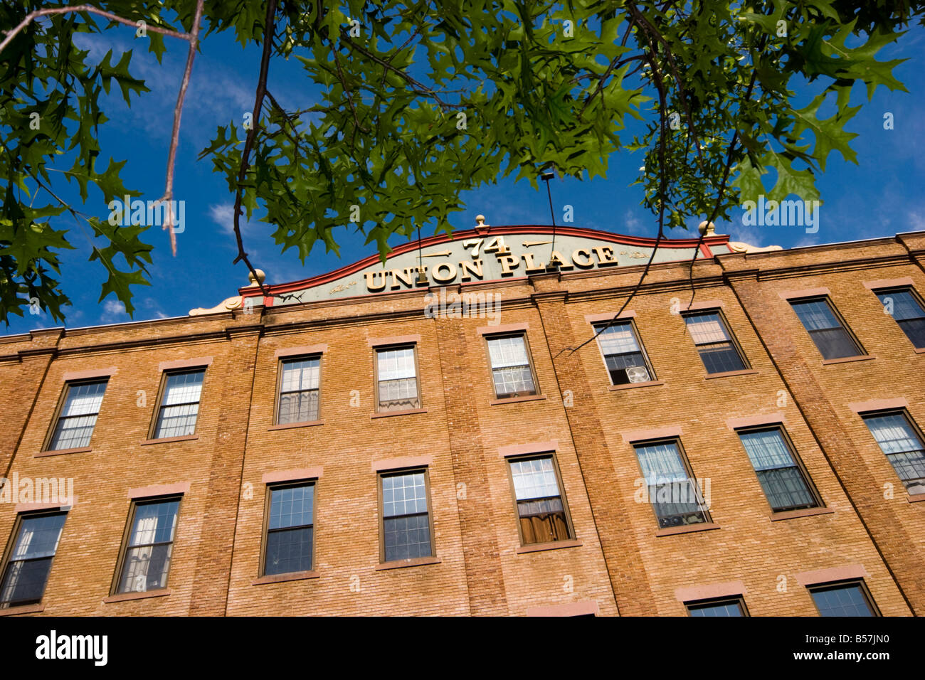 Exterior pf a city building Stock Photo - Alamy