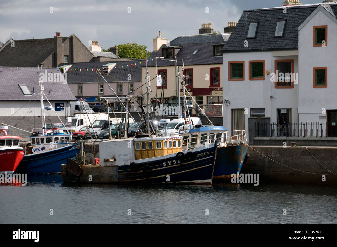 Stornoway Harbour Lewis Scotland Stock Photo - Alamy
