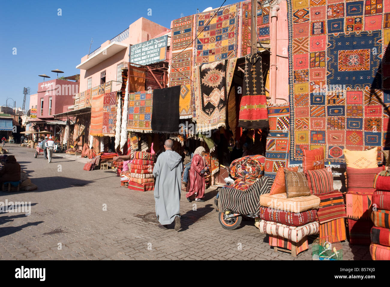 Souk of Marrakesh Marrakech Stock Photo - Alamy