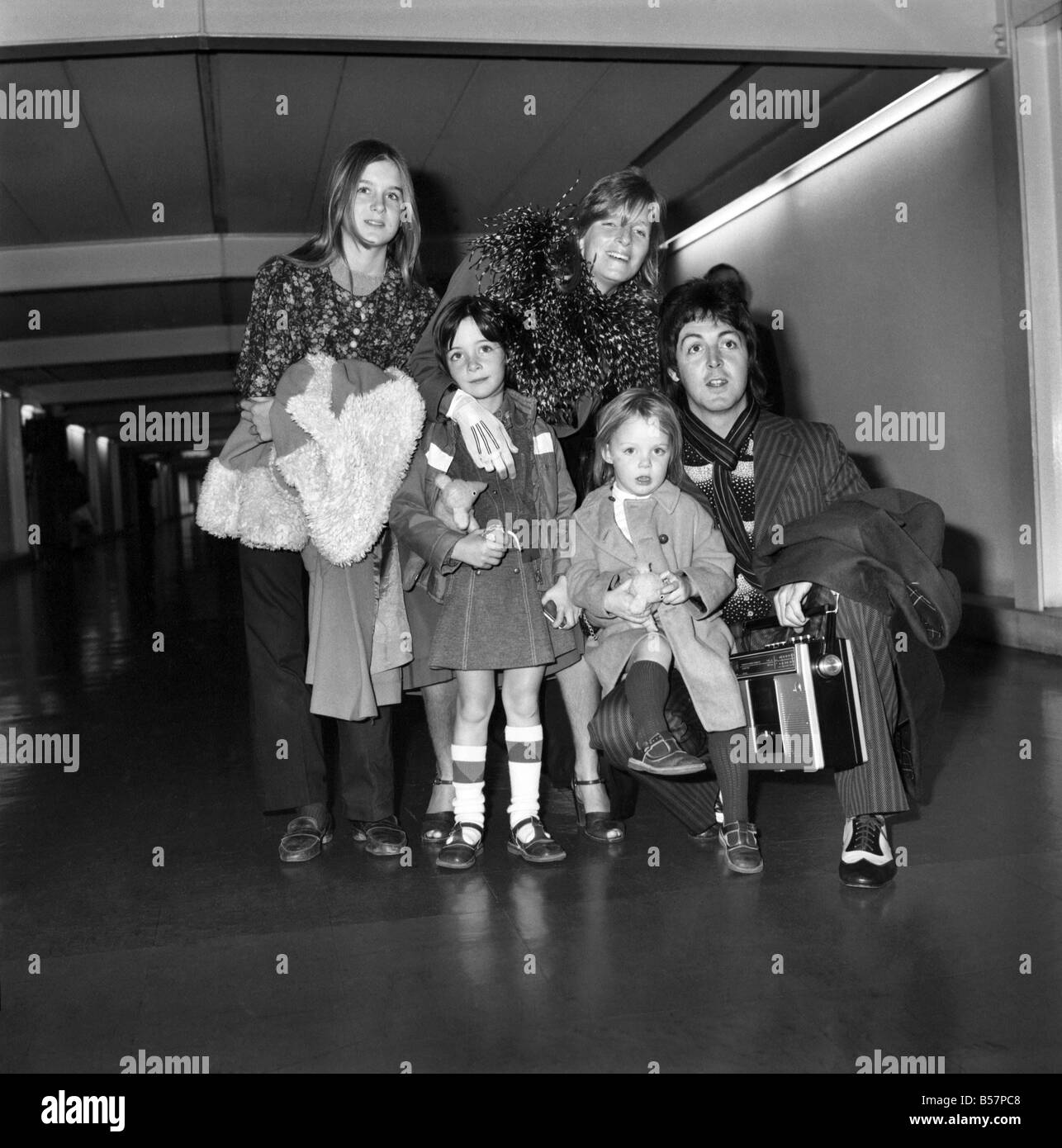 Mccartney family Black and White Stock Photos & Images - Alamy