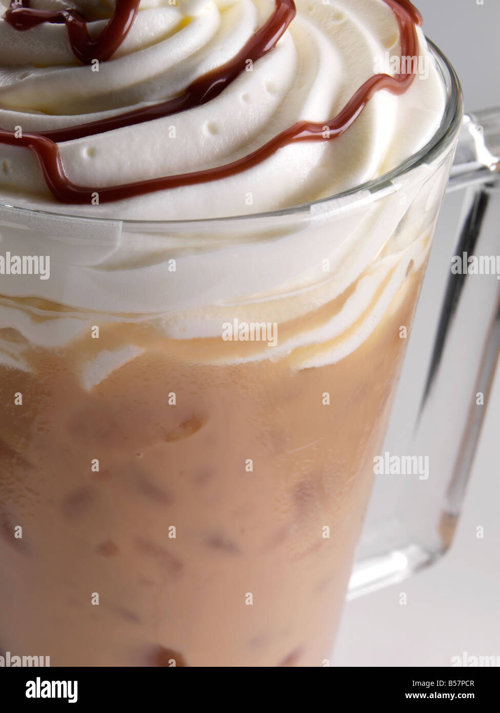Frappuccino iced coffee drink editorial food Stock Photo - Alamy