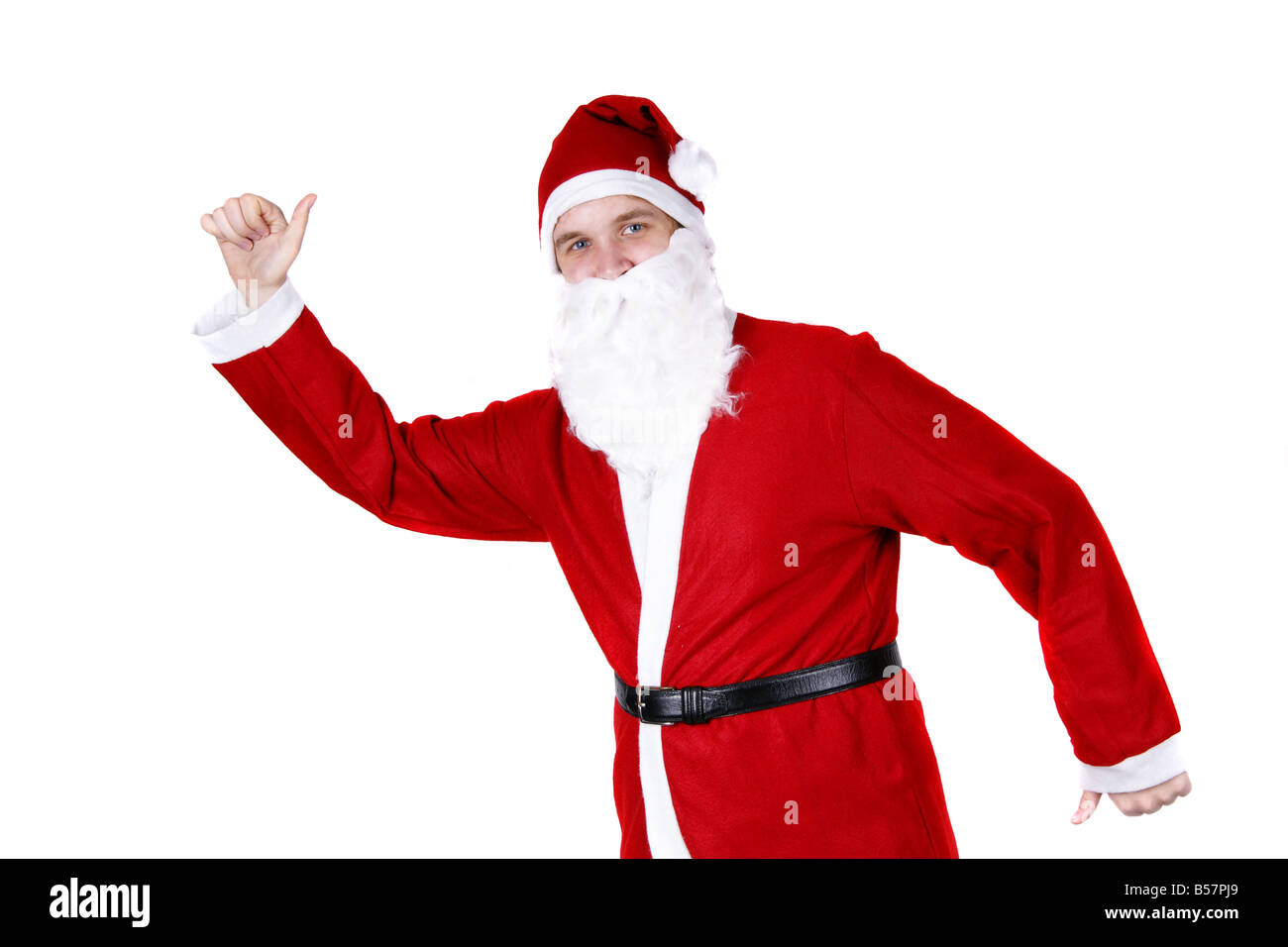 Santa claus father christmas thumbs hi-res stock photography and images ...