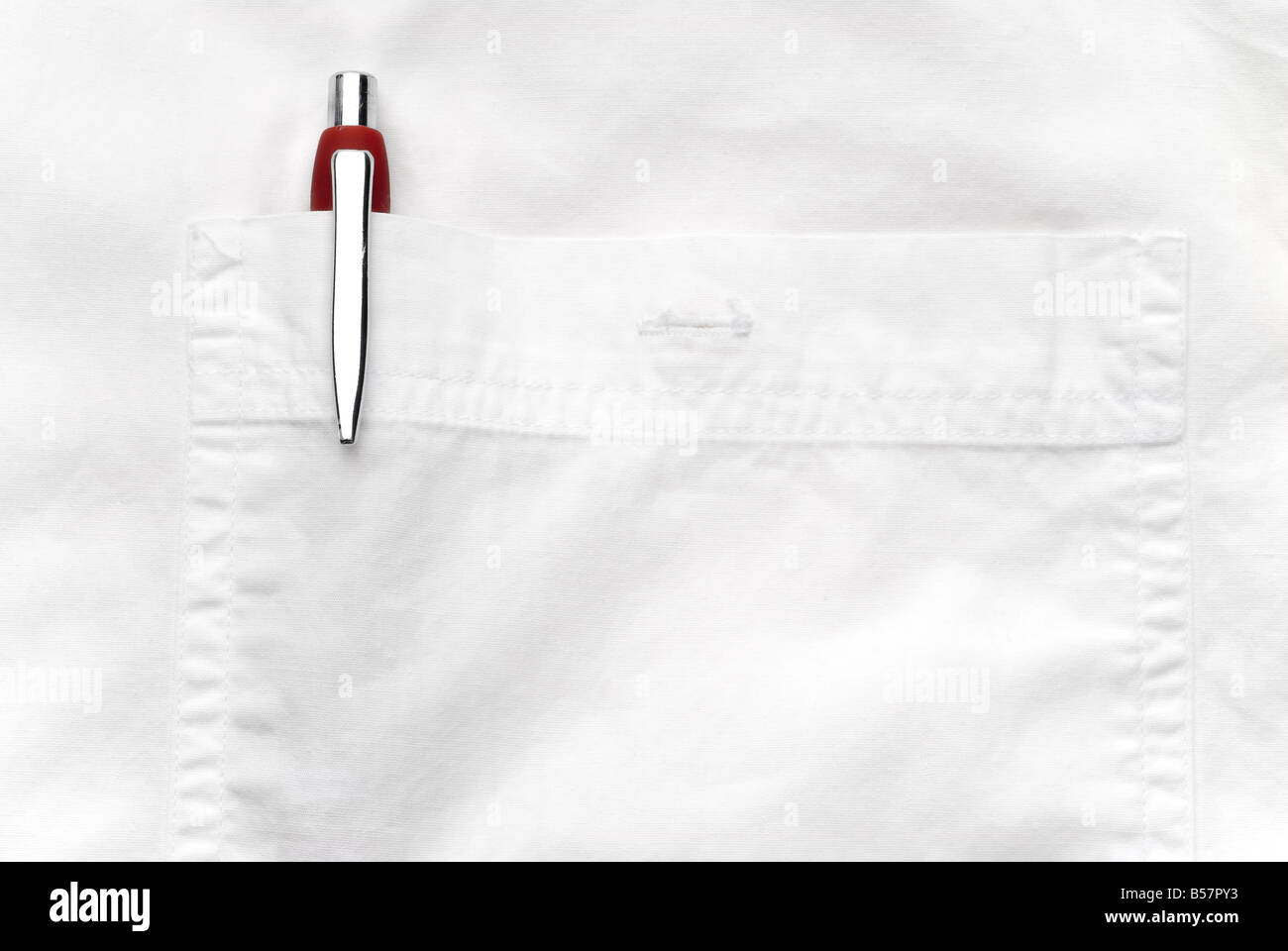 Pen in a shirt pocket Stock Photo - Alamy