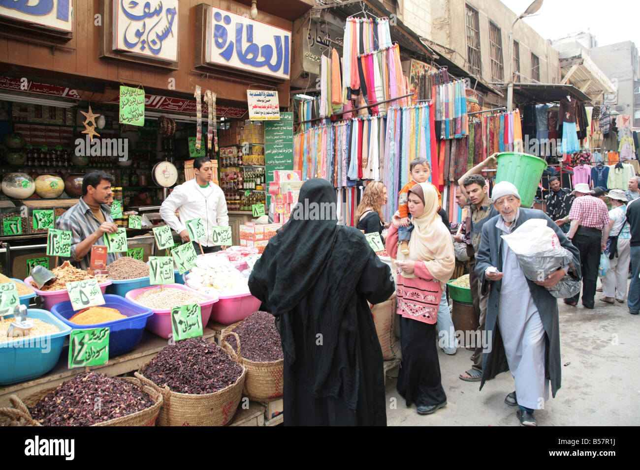 Khan El Khalili market, Cairo, Egypt, North Africa, Africa Stock Photo ...
