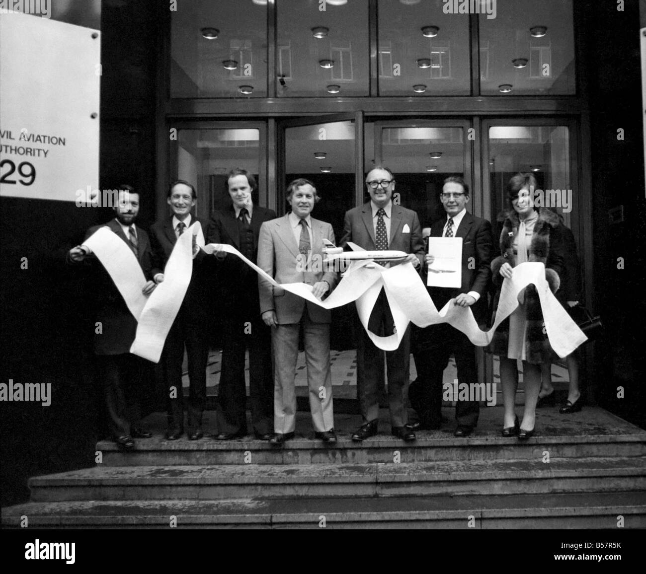 Mr. Freddie Laker Head of Laker Airways. January 1975 75-00395-002 ...