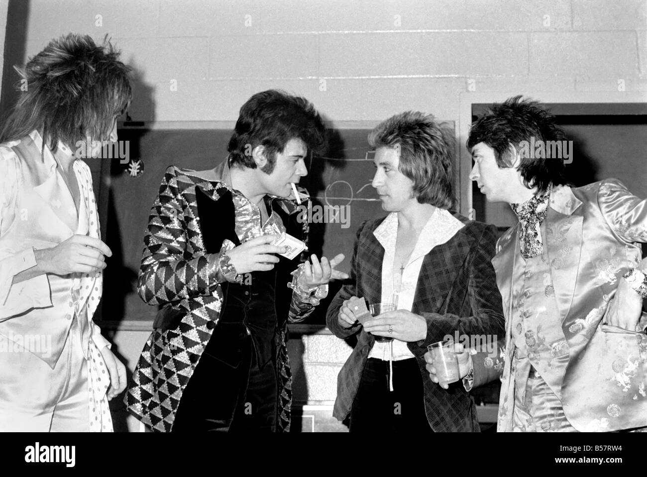 Rod Stewart and The Faces tour of America. ;Gary Glitter and Ian ...