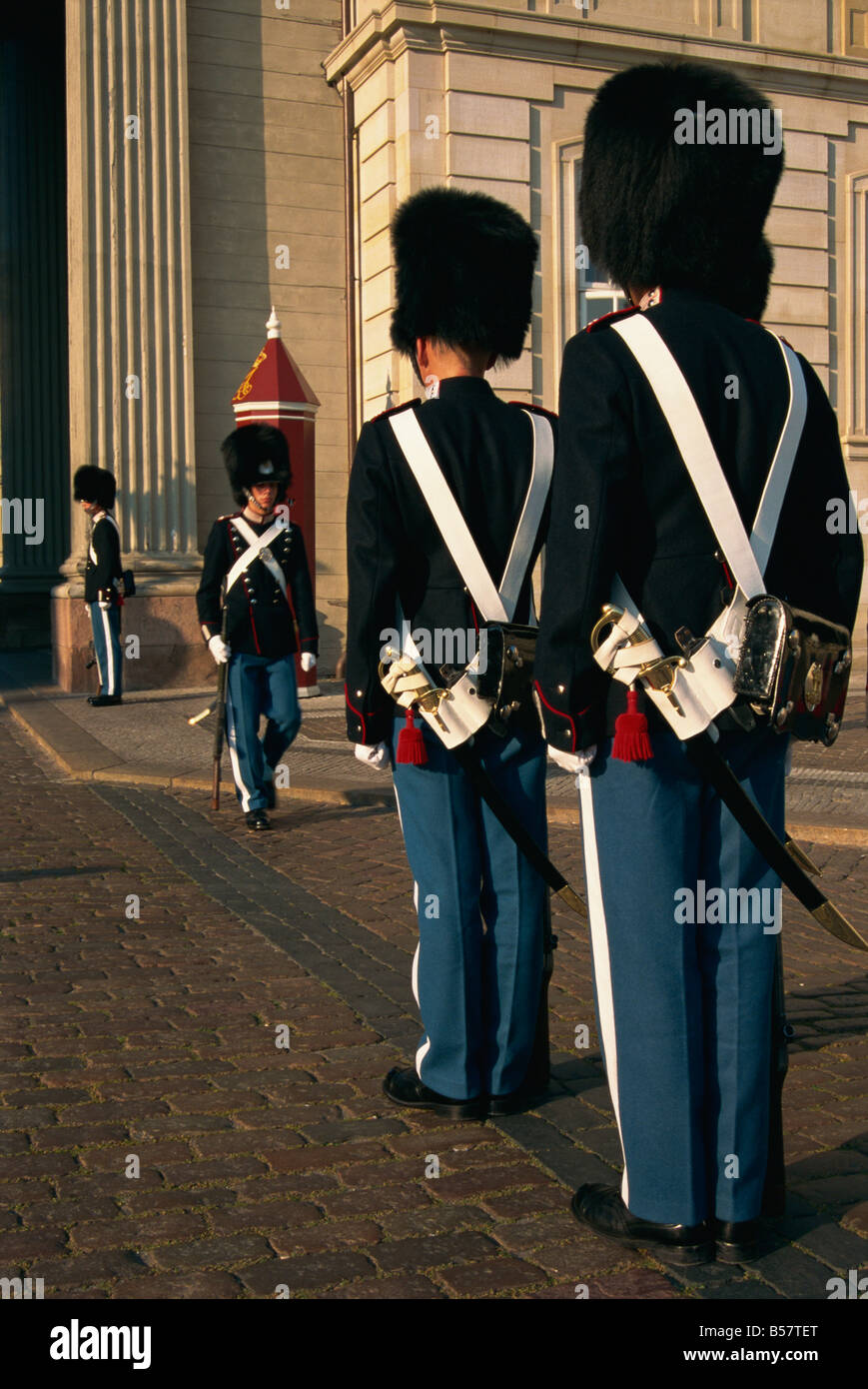 Back guard amalienborg hi-res stock photography and images - Alamy
